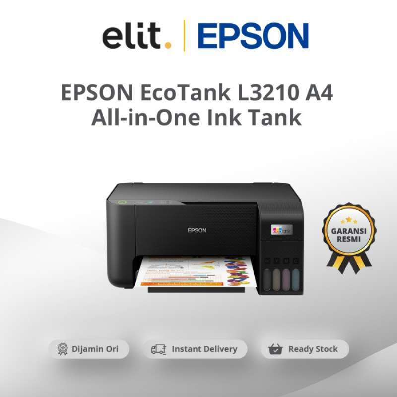 Promo Epson Printer Ecotank L3210 All-in-one Print Scan Copy Diskon 9% Di Seller Safka Store ...