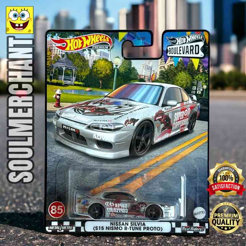 Jual Hotwheels Boulevard Nissan Silvia S15 Nismo R-tune Proto - Premium ...