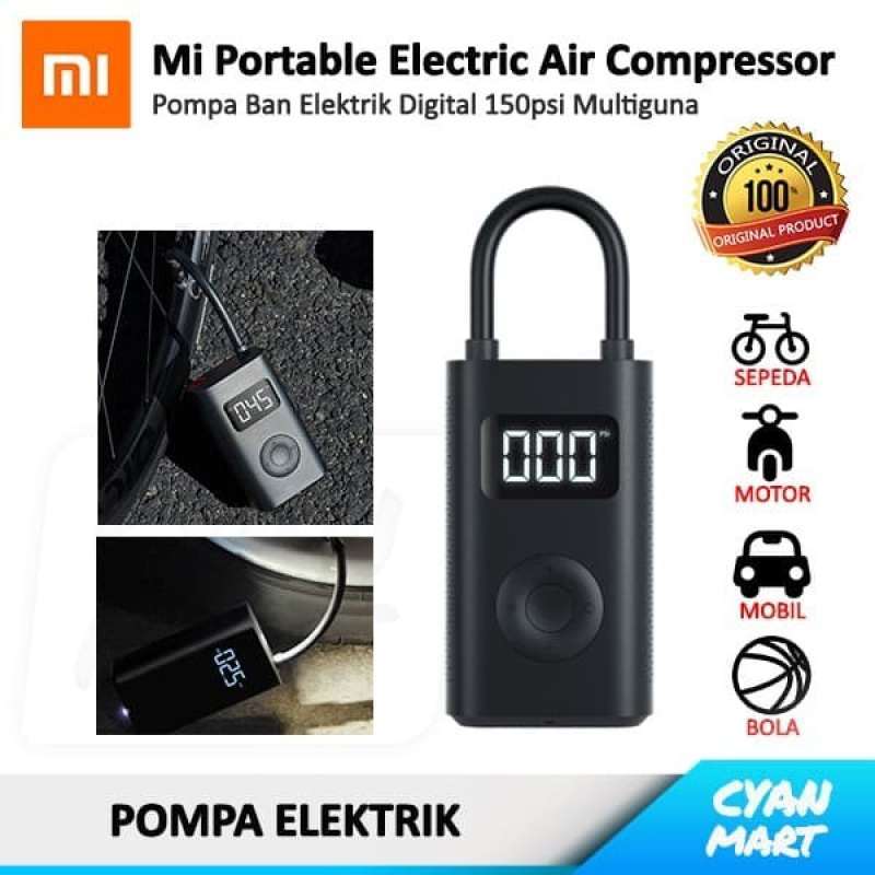 Promo POMPA SEPEDA PORTABLE COMPRESSOR POMPA BAN ELEKTRIK - - MICRO USB ...