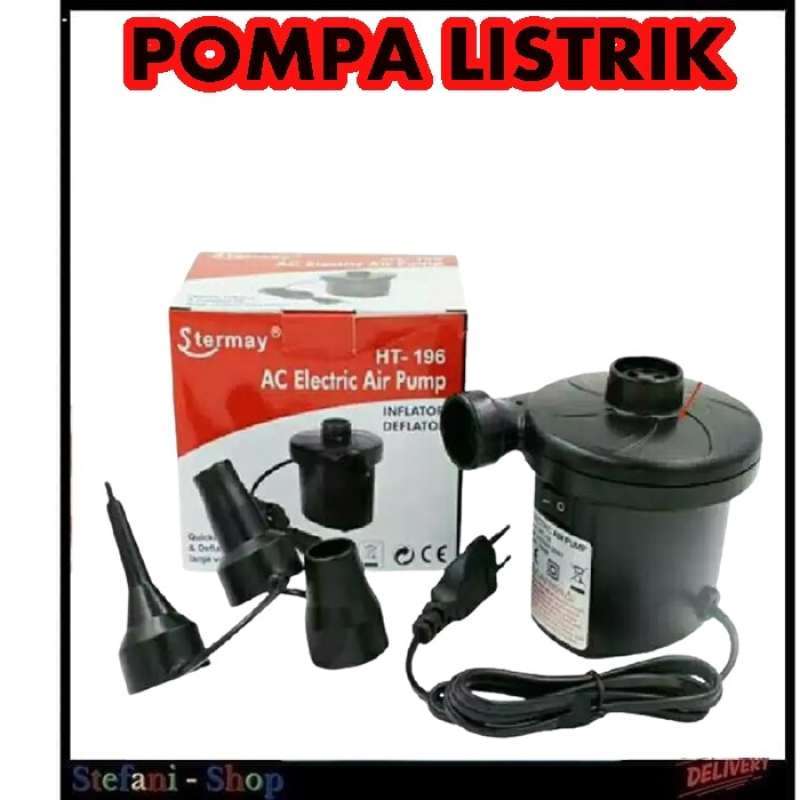 Promo POMPA LISTRIK ELECTRIC AIR PUMP POMPA KASUR ANGIN, KOLAM RENANG ...