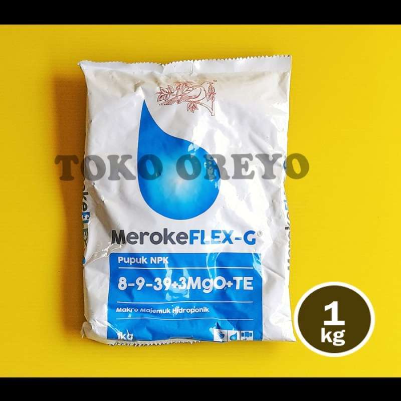 Promo PUPUK MEROKE FLEX-G 1 KG KEMASAN PABRIK HIDROPONIK FLEX G Diskon ...