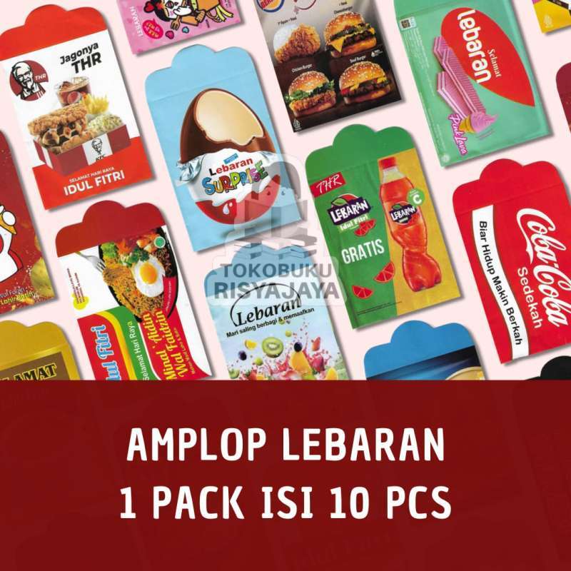 Promo Amplop Lebaran Aneka Tema Lucu (isi 10 Pcs) - Bn1 B4t1k Diskon 46 ...