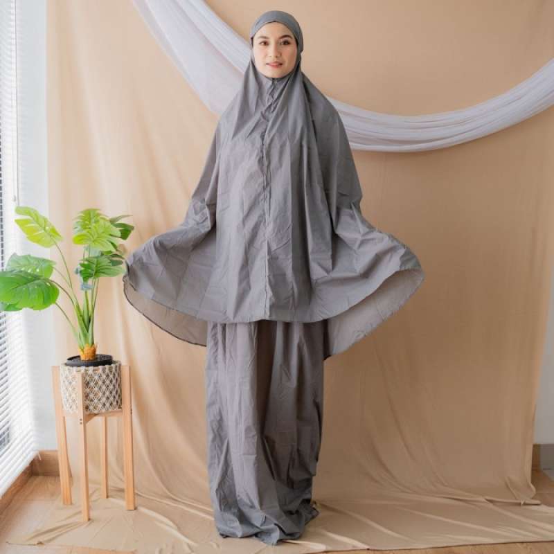 Jual Alf By Alif New Colorway Collection Mukena Mini Parasut - Blue ...