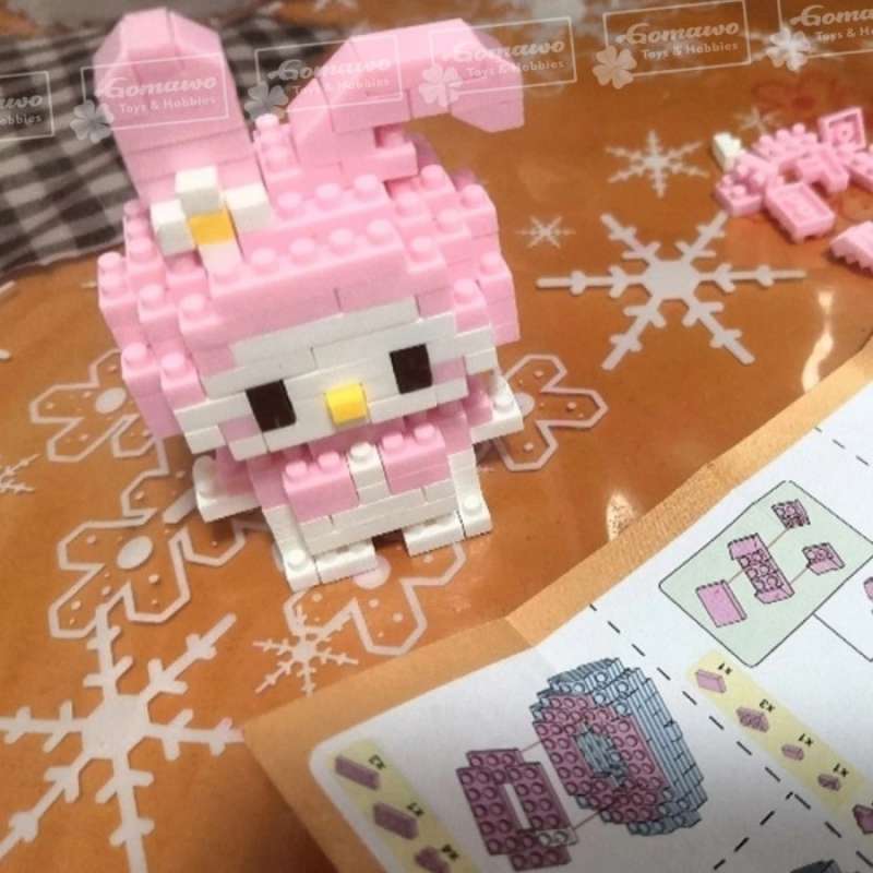 Promo Mainan Balok Susun Mini Block Bricks Karakter Sanrio Kuromi My ...