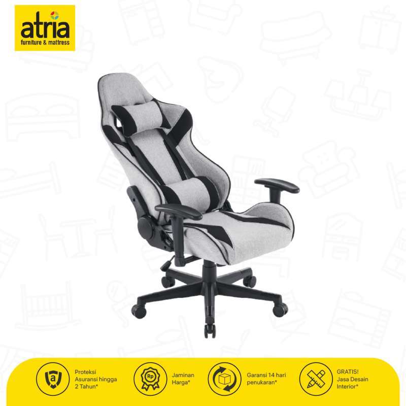 Jual Atria Kursi Gaming Nitro Jr-1059 Grey/black Di Seller Atria ...