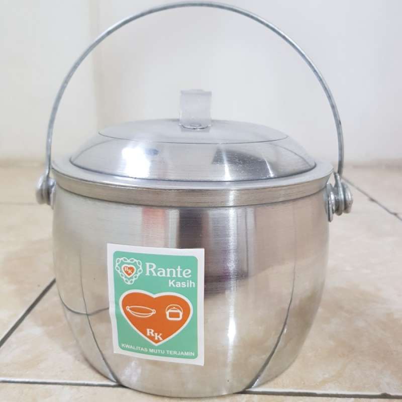 Jual Panci Periuk Nasi Liwet Alumunium/periuk Rante Kasih No.7 ...
