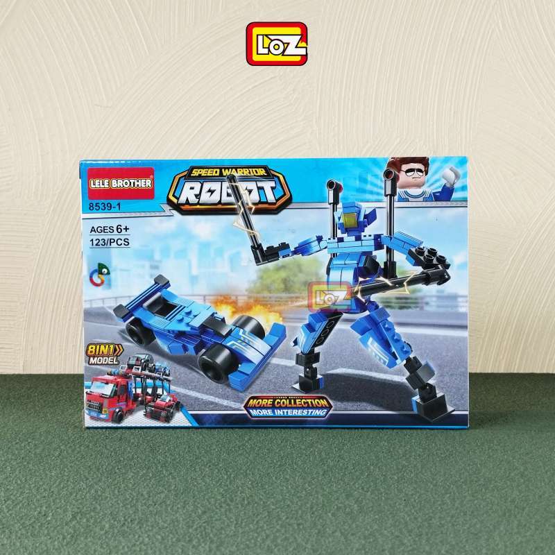 Promo Lele Brother 8539 Robot Police | Diy Brick Block Mainan Balok ...