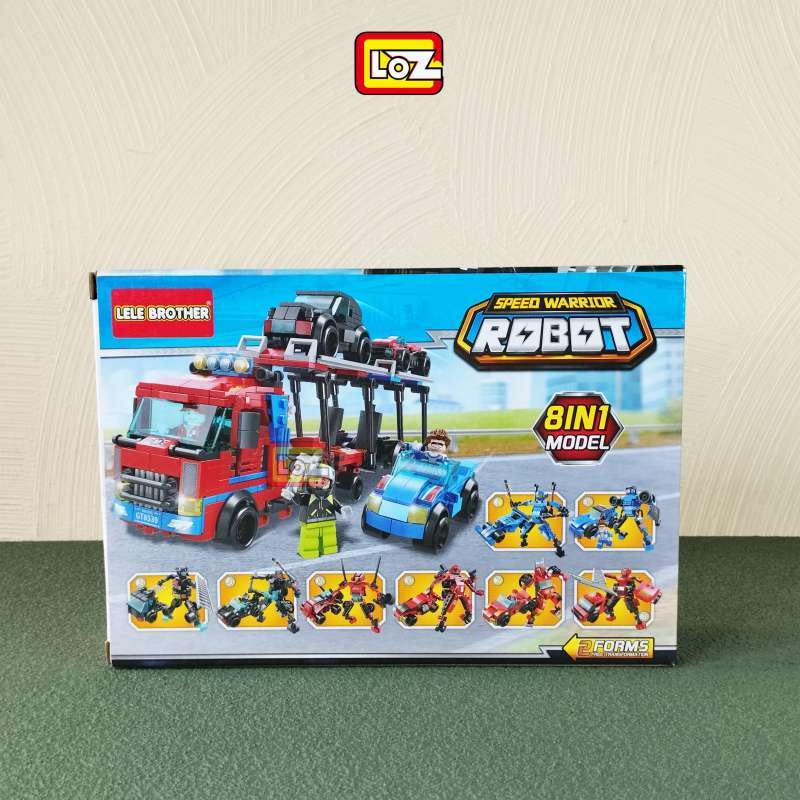 Promo Lele Brother 8539 Robot Police | Diy Brick Block Mainan Balok ...