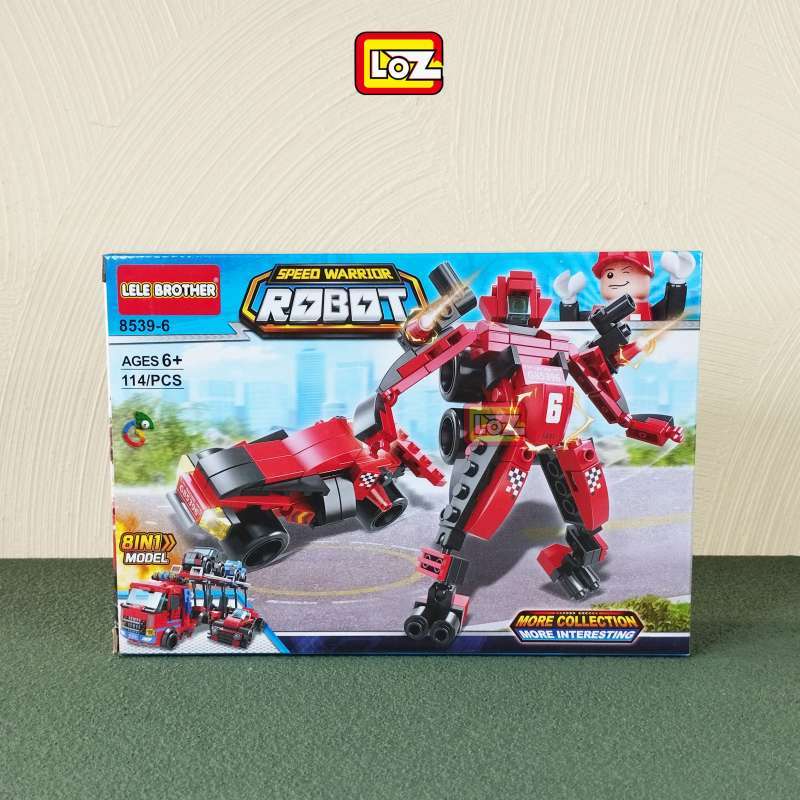 Jual Lele Brother 8539 Robot Police | Diy Brick Block Mainan Balok ...