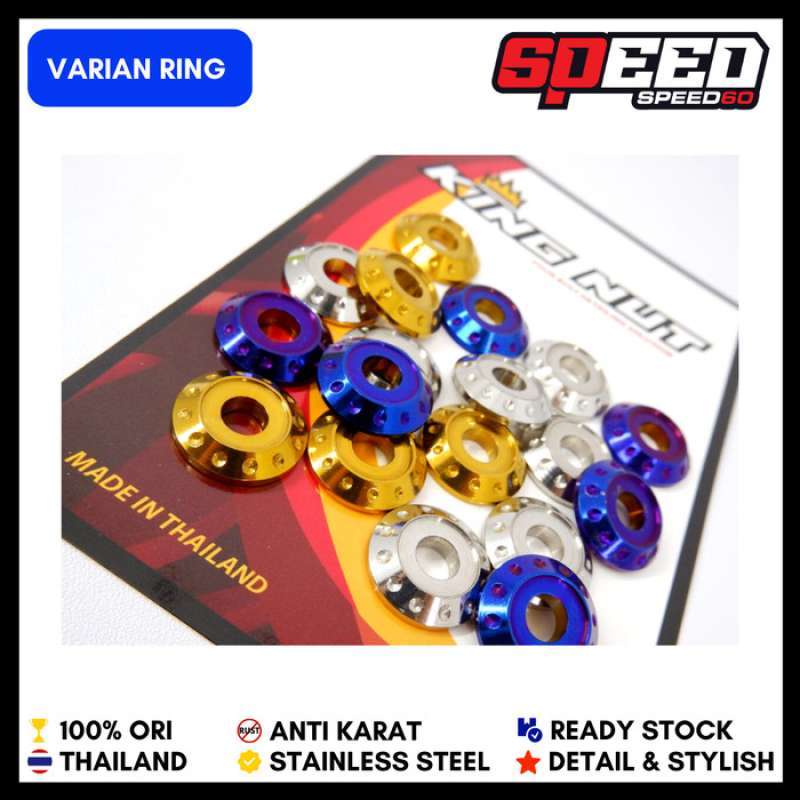Promo BAUT FOOTSTEP STEP INJEKAN VESPA SPRINT MODERN KINGNUT STAINLESS ...