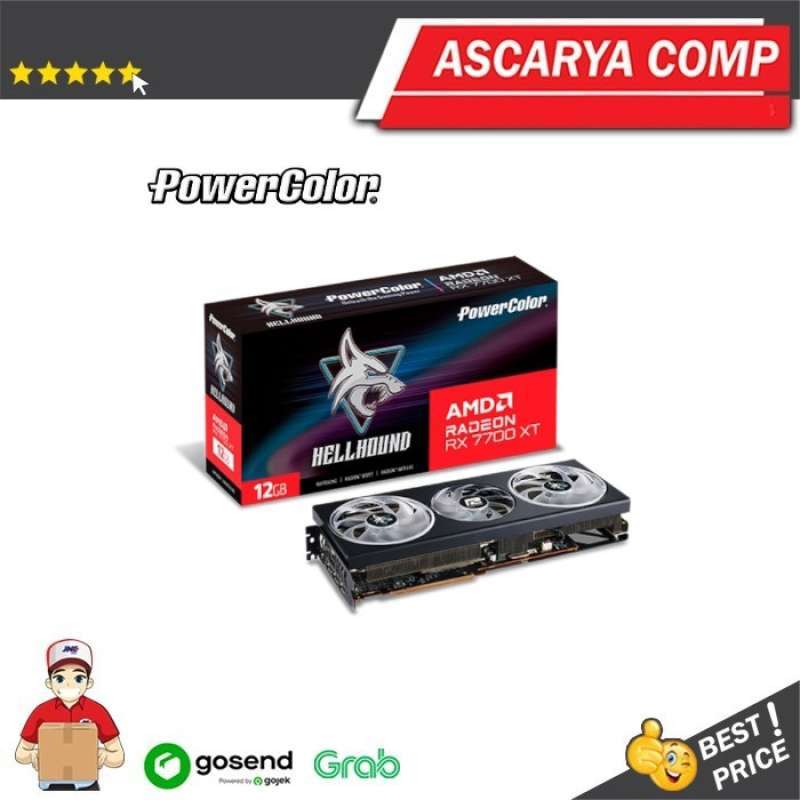 Jual Powercolor Rx 7700 Xt Hellhound Oc 12gb Gddr6 Di Seller Ascarya Comp - Babakan Ciamis, Kota ...