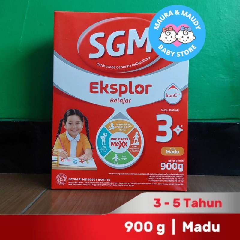 Jual Sgm Eksplor 3+ Susu Pertumbuhan Anak 3-5 Tahun 900gr - Honey Di Seller Maura & Maudy Baby ...