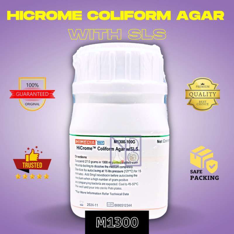 Promo Hicrome Coliform Agar W/ Sls - Media Mikrobiologi, 100 Gram ...