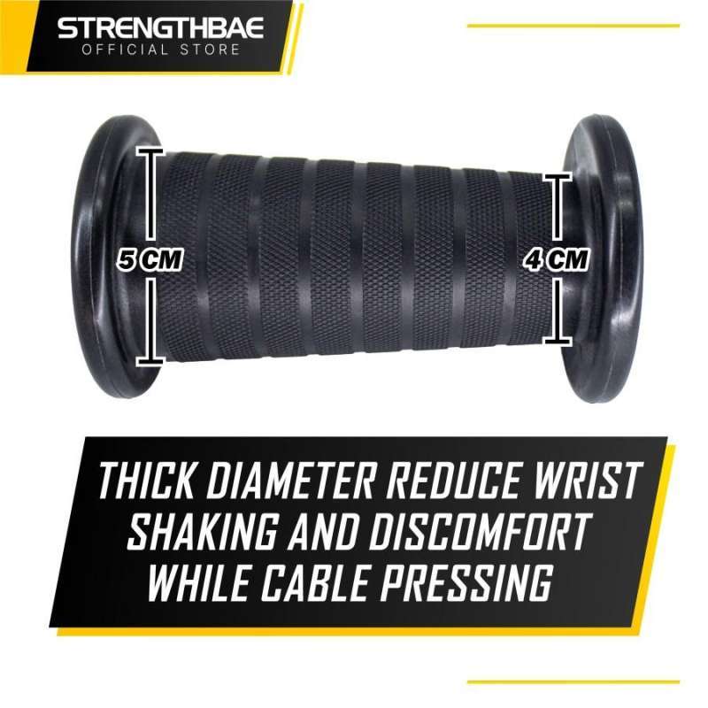 Jual Cone D-handle Strengthbae D Handle Fat Grip Gym Fitness Tricep ...