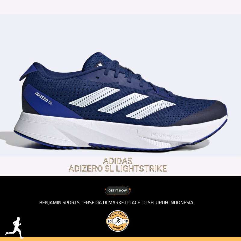 Promo Adidas Adizero Sl | Sepatu Lari Pria 12 Menit | Blue | Interval ...