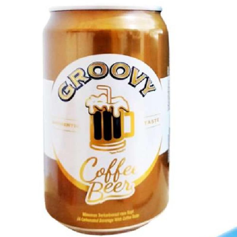 Jual Groovy Coffee Beer Soda Kopi Bir Drink 330 Ml Kaleng Can Di Seller ...
