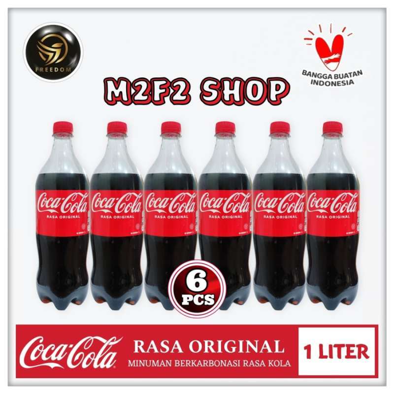 Promo Coca Cola Minuman Bersoda Botol Plastik Pet - 1000 Ml | 1 Liter ...