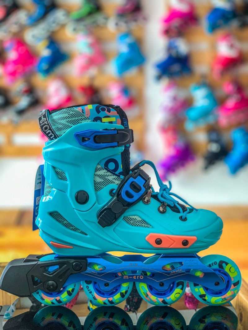 Jual Sepatu Roda Inline Skate M-cro (micro) Infinite Ce - Biru Muda Di ...