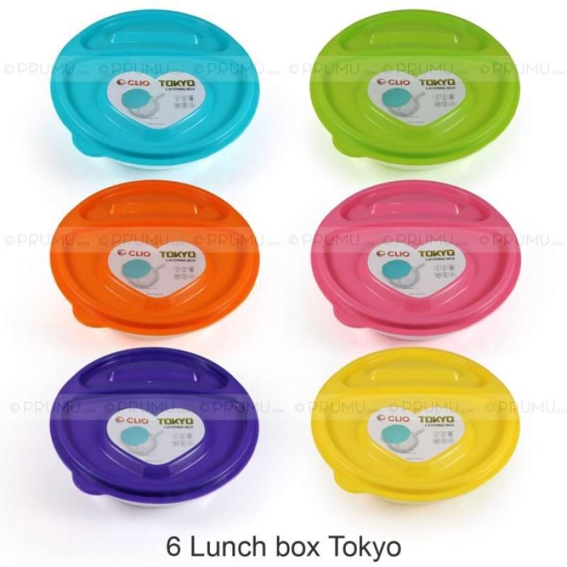 Promo 6 Lunch Box / Tempat Makan / Kotak Makan / Catering Box - Cleo ...