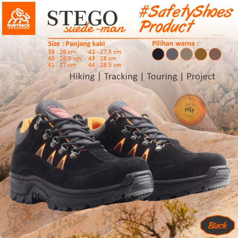 Jual Rubtrack Stego Suede Man Series Safety Shoes Sepatu Boots Ujung ...