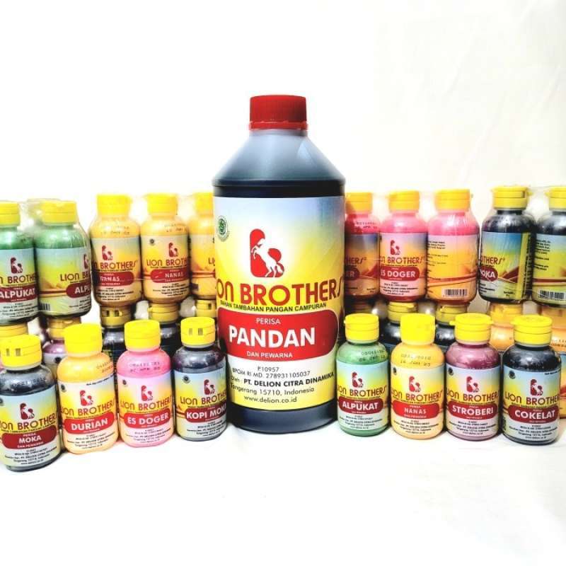Jual Lion Brothers Bahan Perisa Sintetik Dan Pewarna Varian Kopi Moka ...