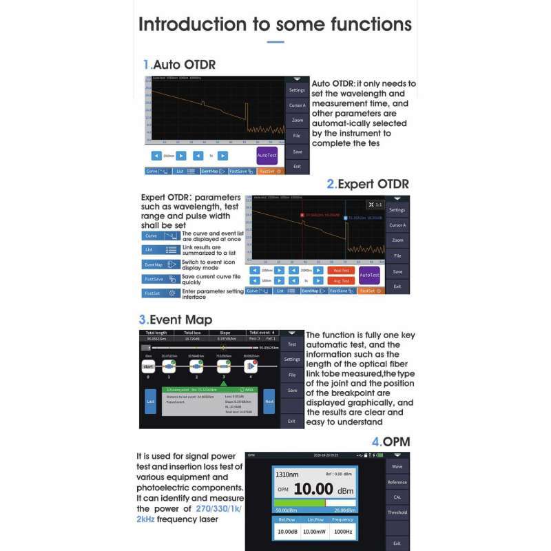 Jual Comptyco Otdr Mini Fiber Optic Test Troubleshooting 1310/1550 Nm ...