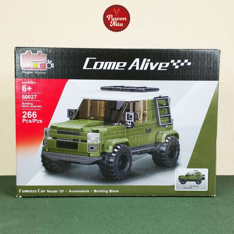 Promo Pingao Block Car 50027 - 50024 / Mobil Jeep | Diy Brick Block ...
