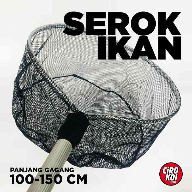 Jual Serok Ikan Jumbo Seser Ikan Besar Bulat - 60 Cm Di Seller Cirokoi ...