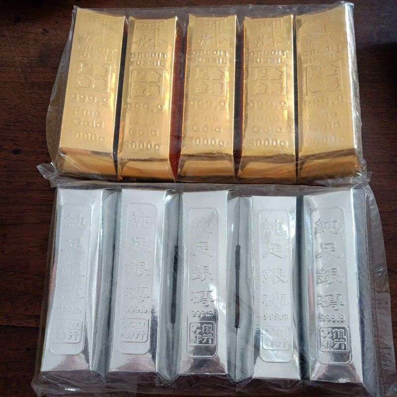 Jual Tks - Emas Batangan Kertas Perak Batangan Kertas Bakar Untuk ...