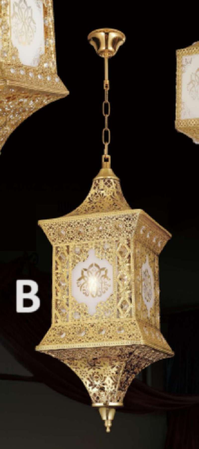 Jual Fl 1669 Lampu Gantung Turki Masjid 4 Model Klasik Nabawi Maroko ...