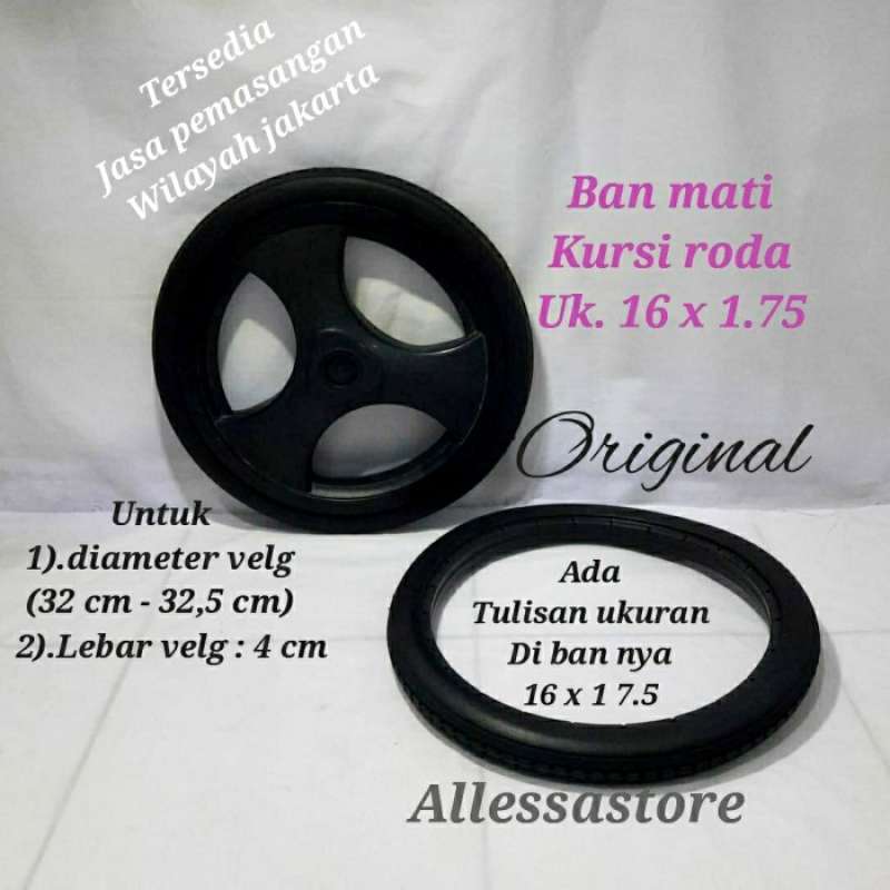 Promo Ban Mati Kursi Roda Ukuran 16 Diskon 33% Di Seller Bumi Living Store - Meruya Selatan ...