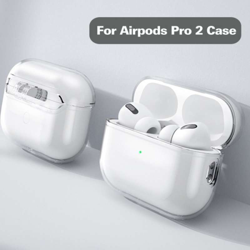 Promo Soft Clear Case AirPods Pro Gen 2 Casing Silicone Rubber Clean ...