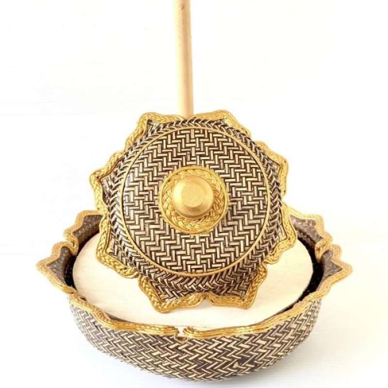 Jual Bokor Bambu Antik Tunjung | Bokor Gebogan | Decocraft Bali Di ...
