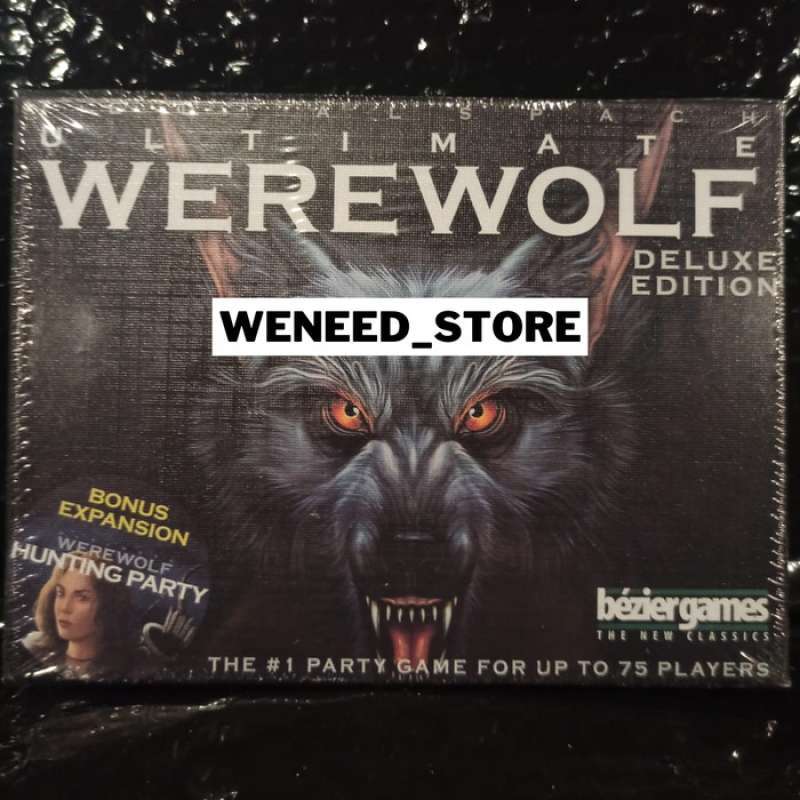 Promo Ultimate Werewolf Deluxe Edition Board Game Card / Permainan ...