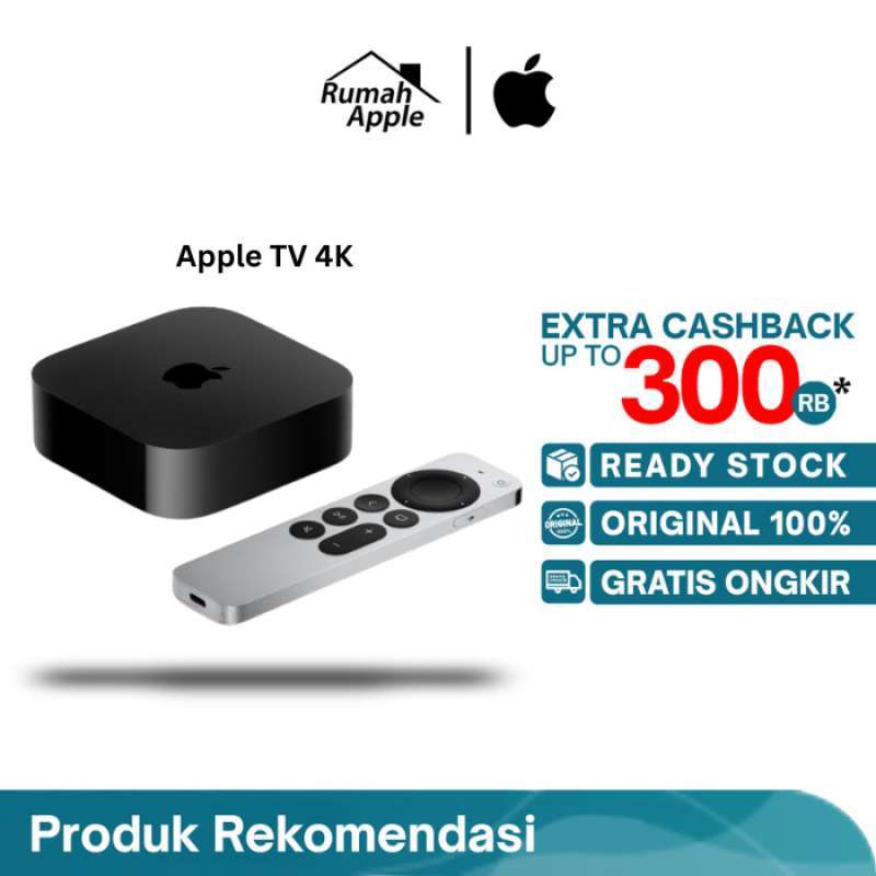 Promo Apple Tv 4k 2022 3rd Gen 128gb Wi-fi Ethernet / 64gb Wi-fi Gen 7th Diskon 9% Di Seller ...