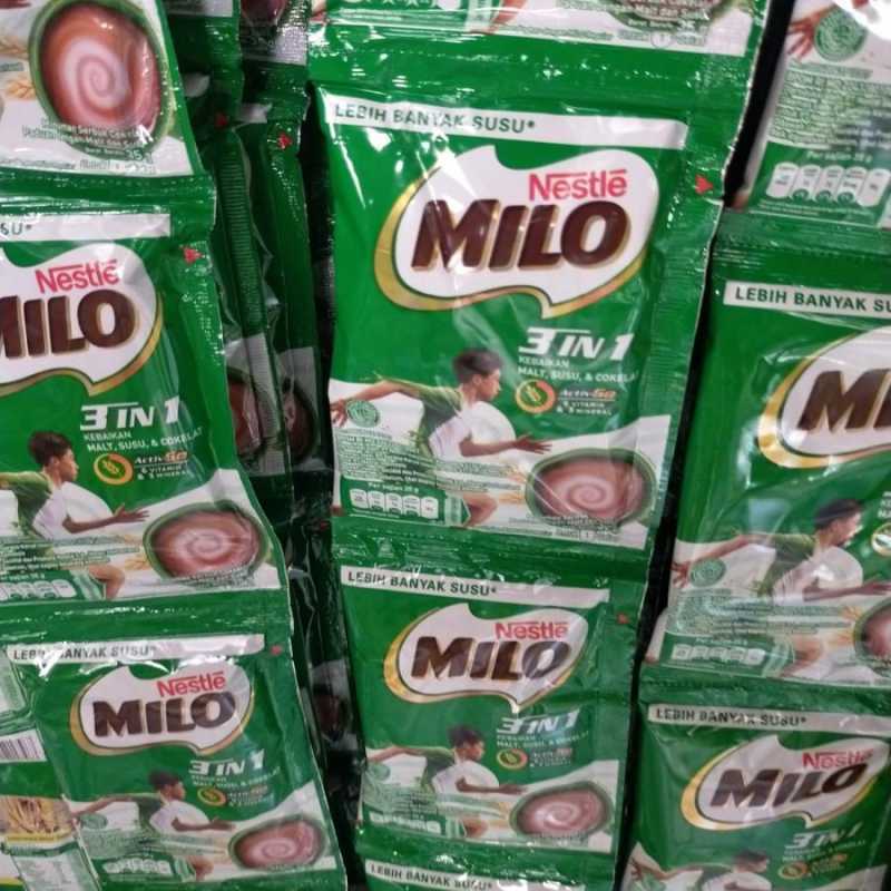 Jual Minuman Bubuk Milo 3 In 1 - 35 Gr (1 Renceng Isi 10 Sachet) Di ...