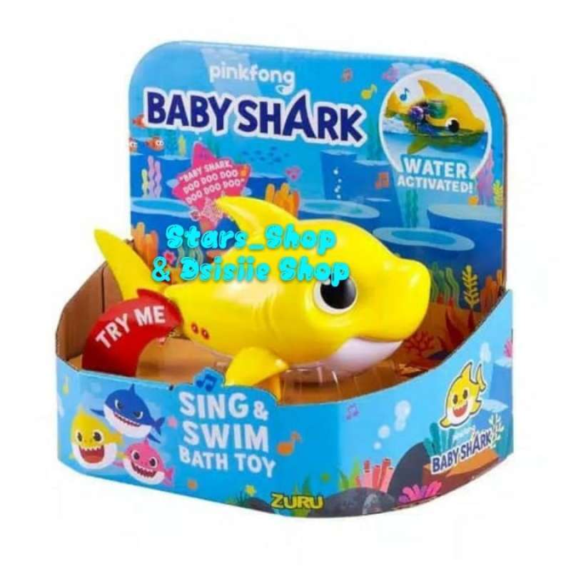 Promo Mainan Mandi Anak Zuru Robo Alive Pinkfong Baby Shark Sing & Swim ...