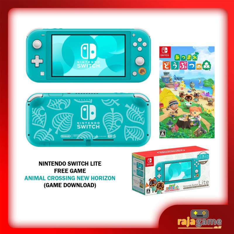 Promo Nintendo Switch Lite Animal Crossing Console Bundle Diskon 1% Di ...