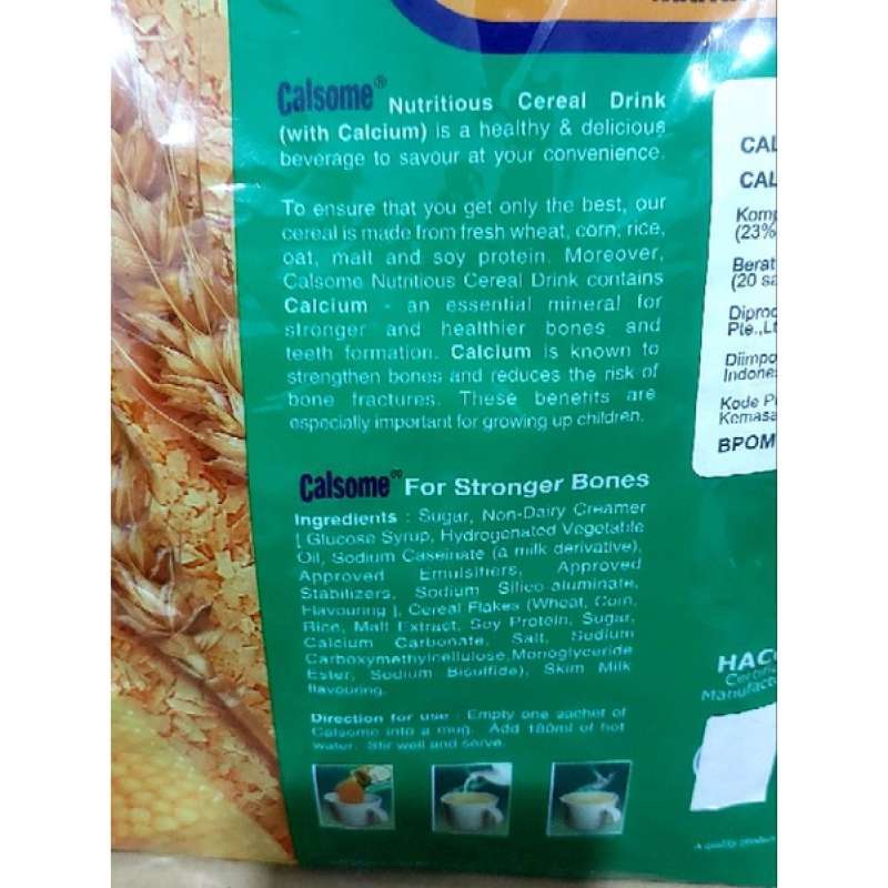 Jual Gold Roast | Calsome Cereal Drink Penuh Kalsium & Nutrisi | Sereal ...