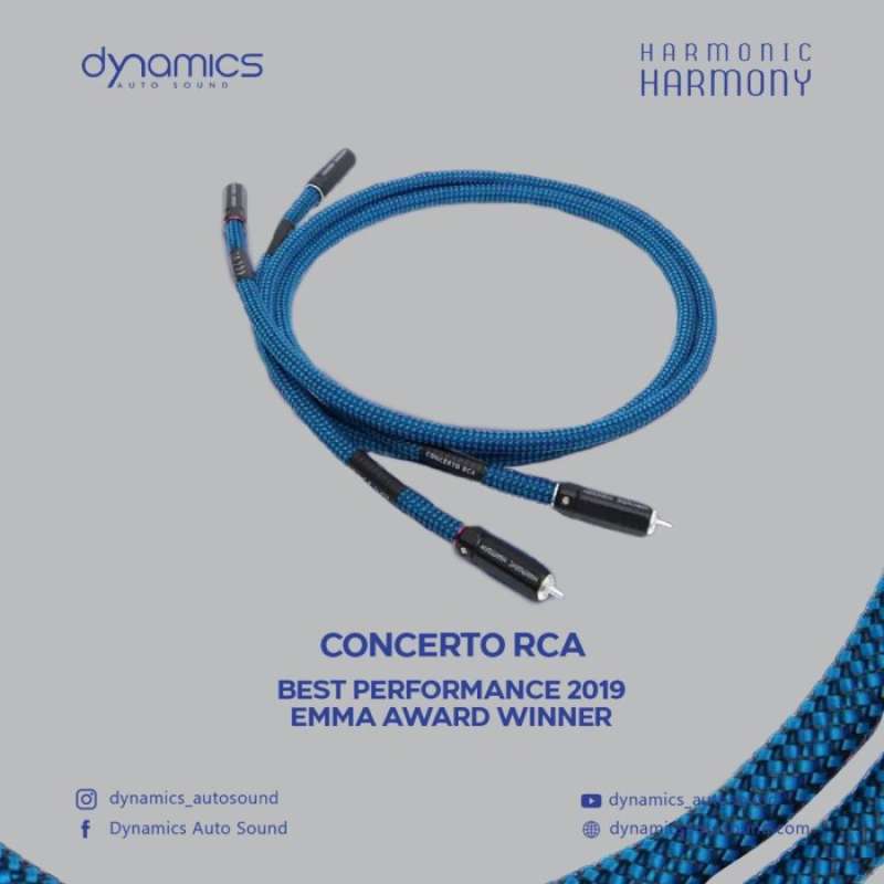 Promo New Kabel Rca Harmonic Harmony Concerto 2,5 Meter High End Cable ...