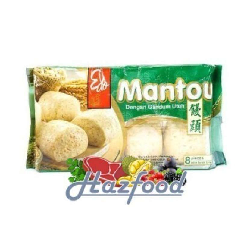 Jual Edo Mantau Dengan Gandum Utuh 320gr/8pcs I Mantaou Wholewheat 320 ...