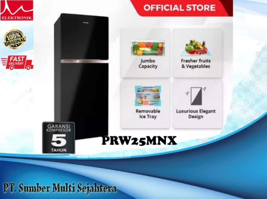 Promo Polytron Kulkas 2 Pintu | Prw25mn | Belleza Jumbo | Prw 25mn/x/r/g Diskon 23% Di Seller ...