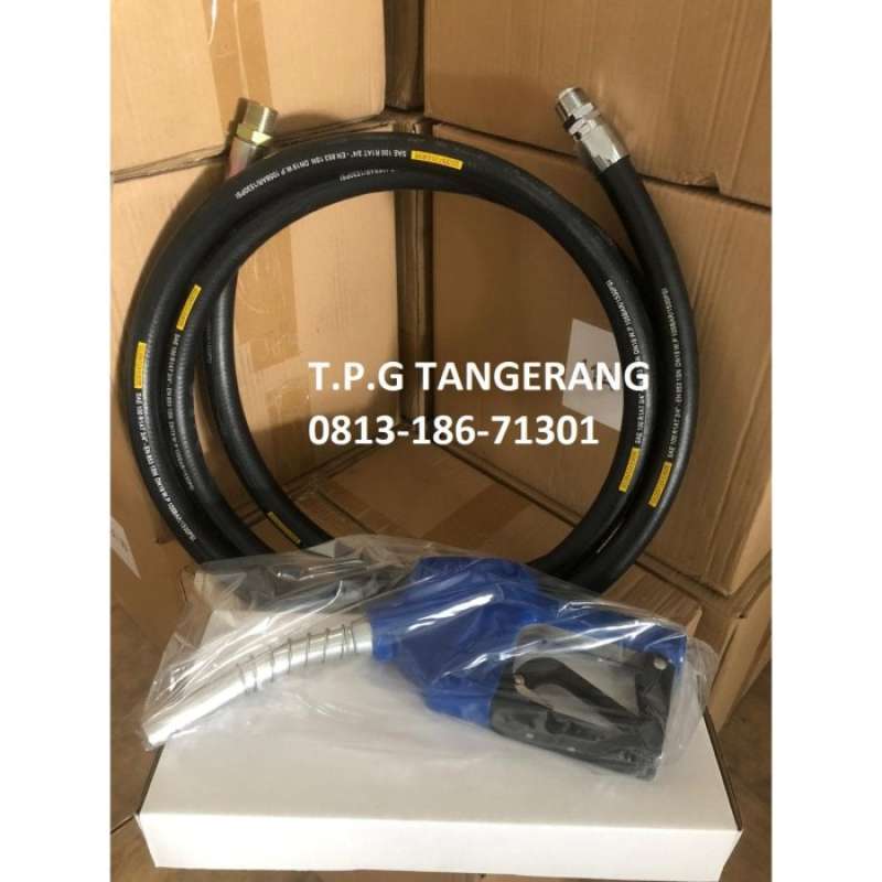 Promo Pertamini Selang Swivel 3/4 Inchi + Nozzle Otomatis 3/4inchi ...