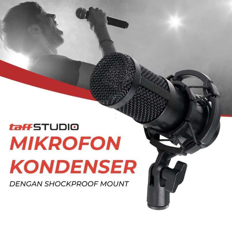 Jual Mikrofon Kondenser Studio Mic Xlr With Shockproof Mount Bm-800 ...