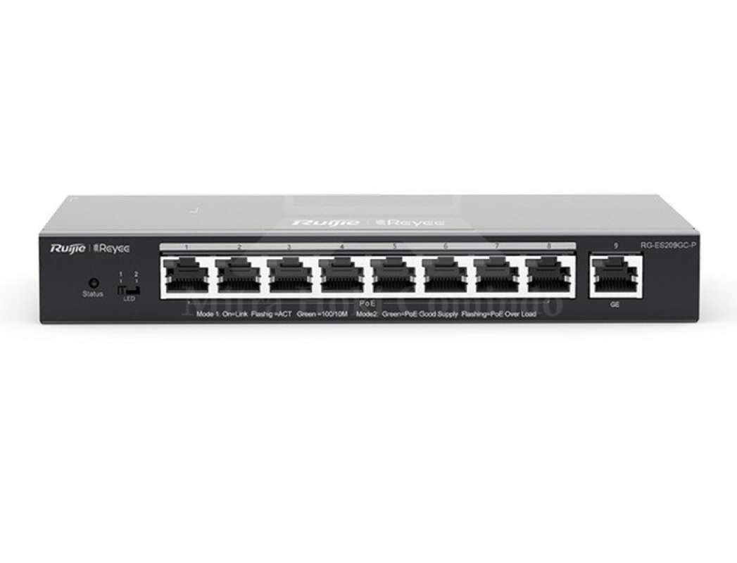 Jual Ruijie Reyee Rg-es209gc-p Cloud Managed 9 Ports Gigabit Poe Switch ...