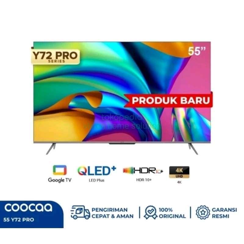 Jual Coocaa 55y72 Pro Led Tv 55 Inch Smart Google Qled 4k Uhd Tv ...