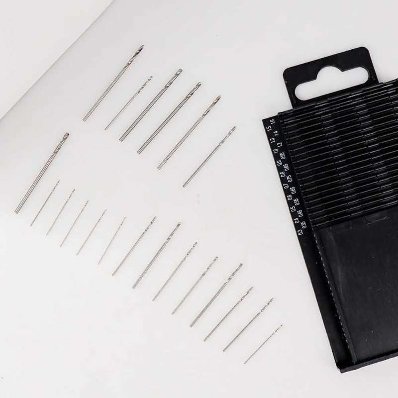 Jual Microbox Mata Bor Drill Hss Twist Drill Bit 0.3-1.6mm 20pcs Qst ...