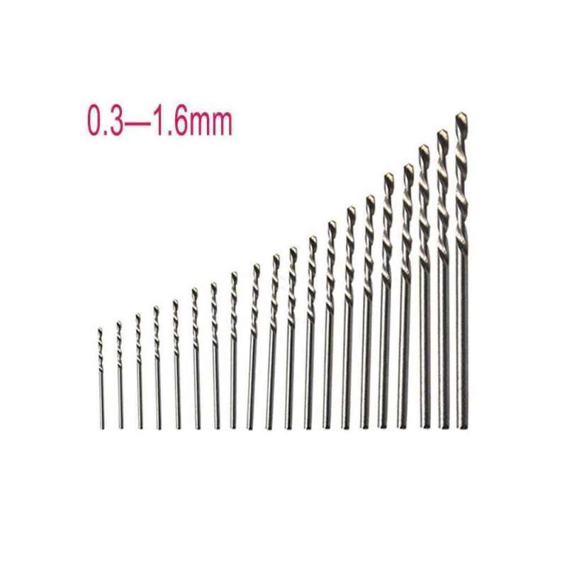 Jual Microbox Mata Bor Drill Hss Twist Drill Bit 0.3-1.6mm 20pcs Qst ...