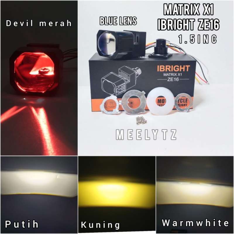 Promo Lampu Led Asli Ibright Ze 16 - Biled Projector Matrix X1 Tipe ... Promo Lampu Led Asli Ibright Ze 16 - Biled Projector Matrix X1 Tipe ...