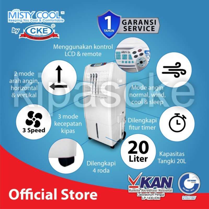 Promo Misty Cool Air Cooler Blower Acb-tj-848 Penyejuk Ruangan Rumah ...